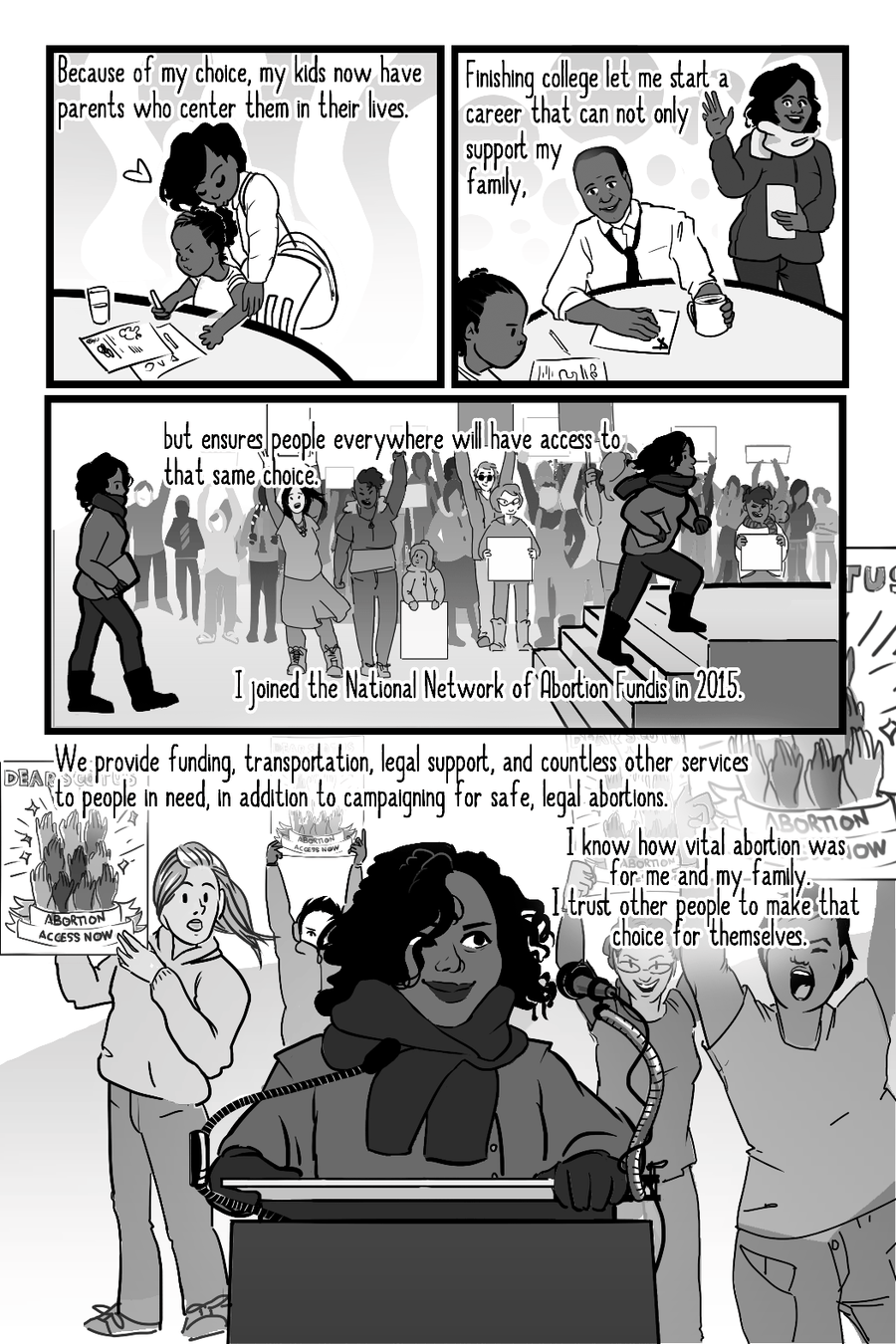 Comics For Choice digital download – National Network of Abortion Funds